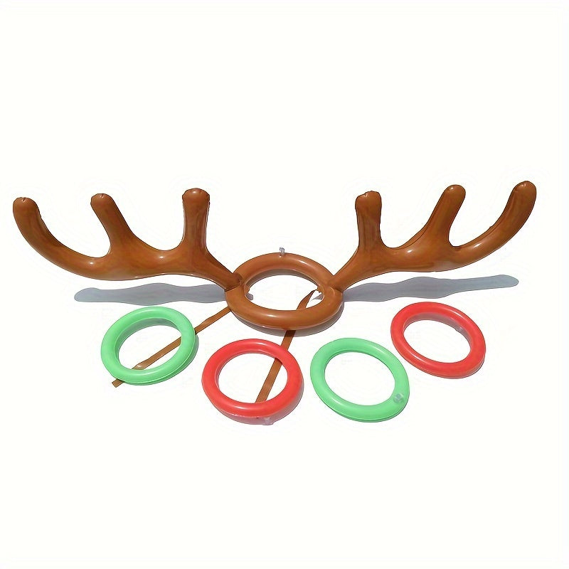 Opblaasbaar Rendier Gewei Ringwerpspel - Leuk Kerst- en Feestspel — Zenido
