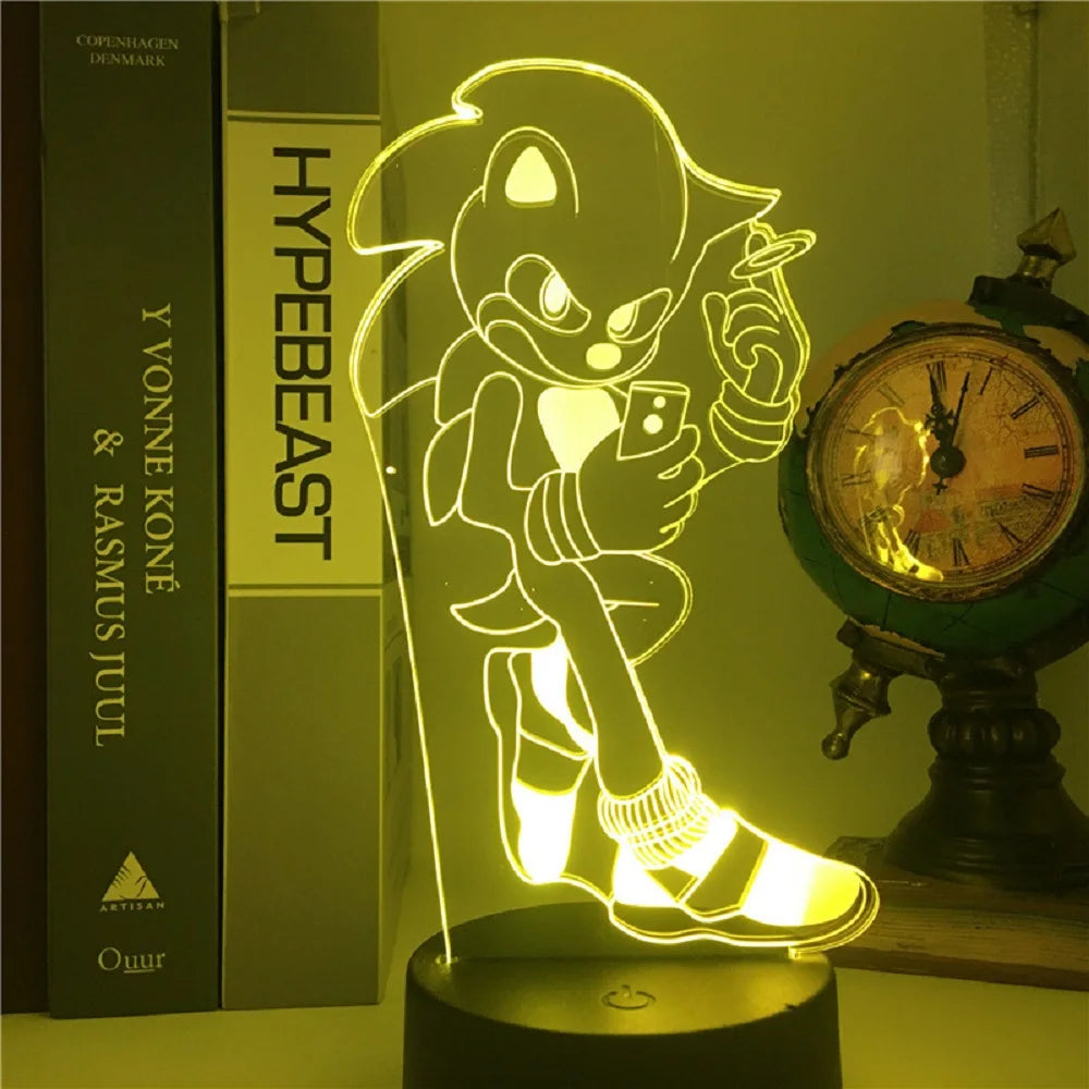 Sonic LED Lamp - Speelse Verlichting voor Gamers — Zenido